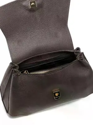 MARC ELLIS Spency S Logo-plaque Pebbled Tote Bag