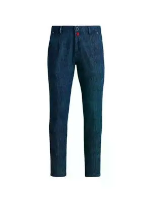 Kiton Straight-leg Trousers - Blue