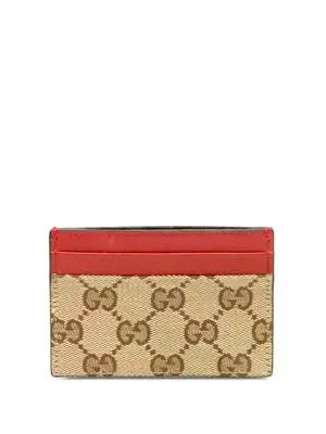 Gucci 2000-2015 Gg Canvas Card Holder - Neutrals