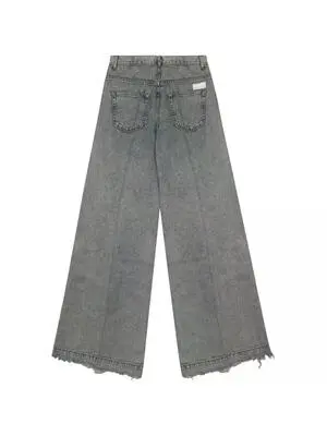 NINE:INTHE:MORNING Faded Frayed-hem Jeans