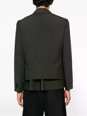 Sacai Layered Single-breasted Blazer