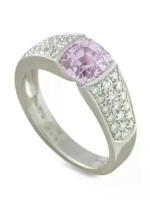 Boucheron Sapphire And Diamond Ring - Silver