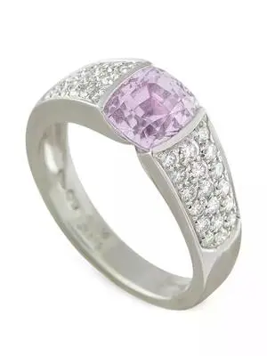 Boucheron Sapphire And Diamond Ring - Silver