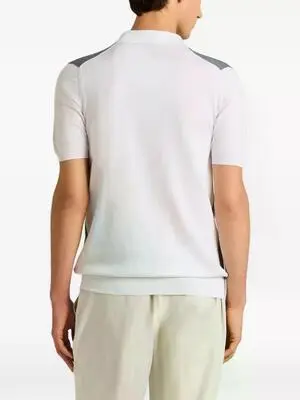 Kiton Contrast-collar Polo Shirt