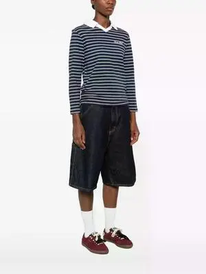 Sporty & Rich Striped-pattern Long-sleeve T-shirt
