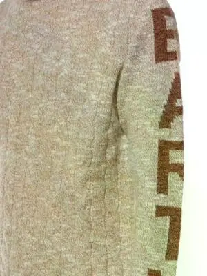 MC2 SAINT BARTH Cable-knit Intarsia-logo Sweater