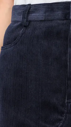 CARO EDITIONS Long Corduroy Nunu Skirt