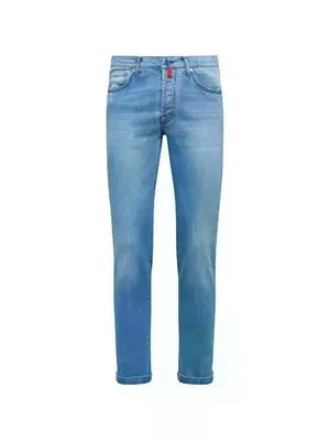 Kiton Kurabo Low-rise Jeans - Blue