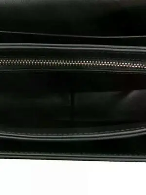 Celine 2025 Classique Shiny Calfskin Triomphe Crossbody Bag