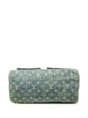 LOUIS VUITTON 2006 Monogram Denim Neo Speedy 30 Boston Bag