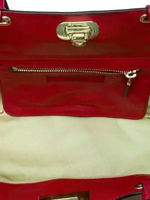 Valentino Garavani 2000-2017 Small Leather Rockstud Trapeze Satchel