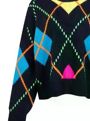 Mira Mikati Argyle Sweater