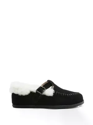 Good News Shearling-trim Whipstitch Sneakers