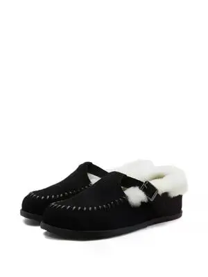 Good News Shearling-trim Whipstitch Sneakers
