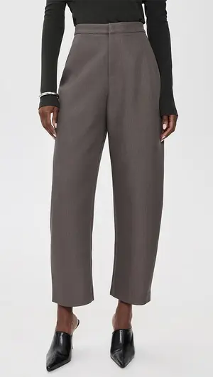 MEIMEIJ Oversized Slouchy Trousers - Fango