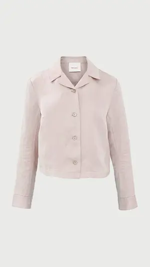 REFORMATION Lacie Cropped Shirt