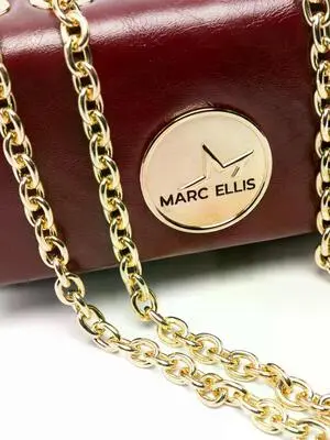 MARC ELLIS Wendas S Logo-plaque Chain-link Shoulder Bag - Red