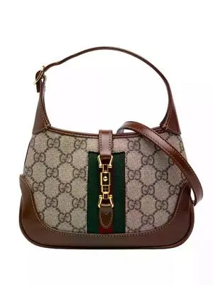 Gucci 2000-2015 Mini Gg Supreme Web Jackie 1961 Crossbody Bag