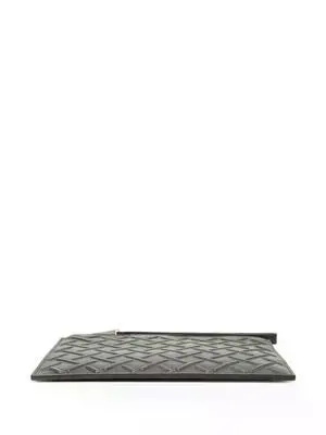Bottega Veneta 2012-2026 Embossed Nappa Zip Pouch Clutch Bag