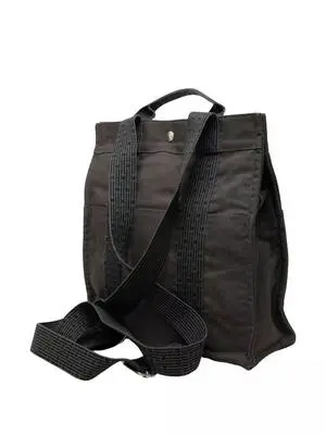 Hermès 1990-2010 Canvas Herline Mm Backpack