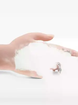 Boucheron Diamond Snake Ring - Silver