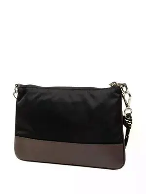 Prada 2019-2026 Bicolor Vitello Trimmed Re Nylon Speedrock Smartphone Case Crossbody Bag