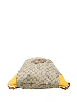 Gucci 2000-2015 Gg Supreme Neo Vintage Drawstring Backpack
