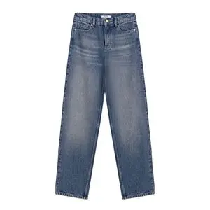 NOCTURNE High-waist Barrel Leg Jeans - Blue