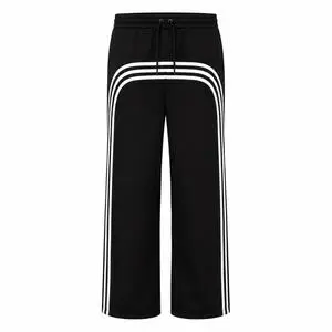 CHIC URBAN Arc Straight-leg Joggers- & White