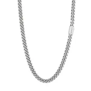 OUTRAGE LONDON Cuban Necklace - Silver