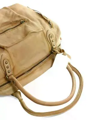 Free People Studded Bovine Leather Tote Bag