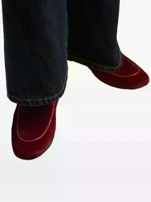 Kiton Piped Calf-hair Loafers