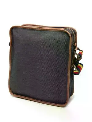 Fendi 2000-2010 Denim Ff Crossbody Bag