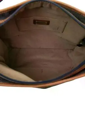 Fendi 2000-2010 Denim Ff Crossbody Bag