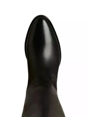 Kiton Logo-plaque Leather Boots