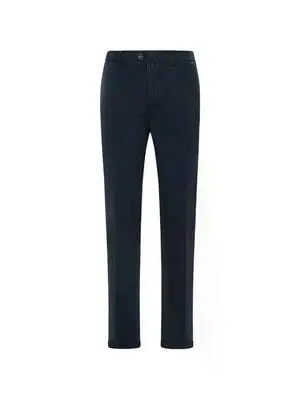 Kiton Belt-loop Regular Trousers - Blue