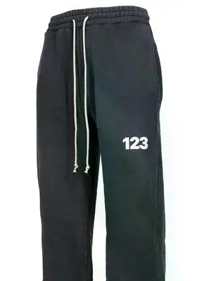 RIVINGTON ROI REBIS Logo-print Wide-leg Track Pants