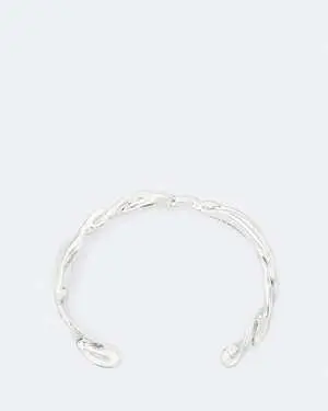 ALLSAINTS Twist Cuff - Silver