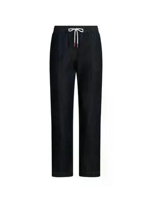 Kiton Drawstring Elasticated Jeans - Blue