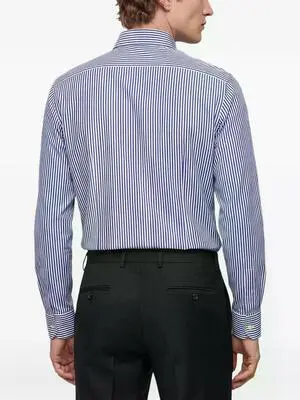 Kiton Striped Cotton Shirt