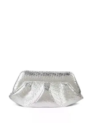 THEMOIRE Bios Laminated Clutch Bag - Silver