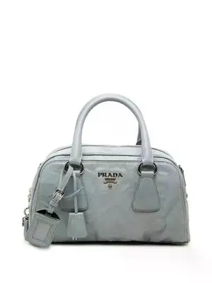 Prada 2010-2026 Nappa Antique Re Edition 2001 Top Handle Bag Satchel
