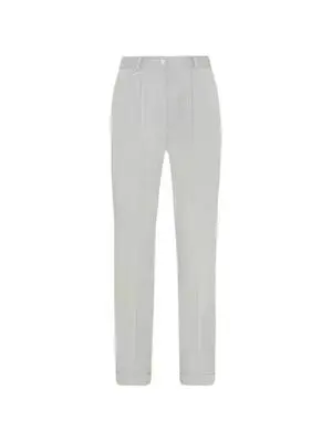 Kiton Belt-loop Turn-up Trousers