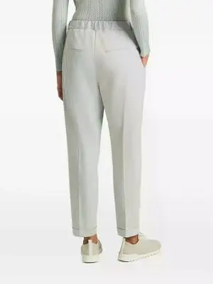 Kiton Belt-loop Turn-up Trousers