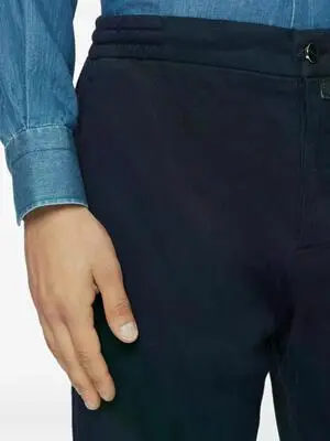 Kiton Drawstring Straight-leg Trousers