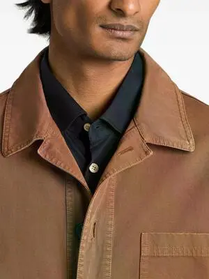 Kiton Garment-dyed Drill Shirt Jacket