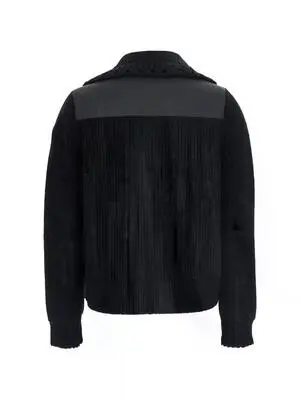 Moncler Quilted Knit-panel Jacket