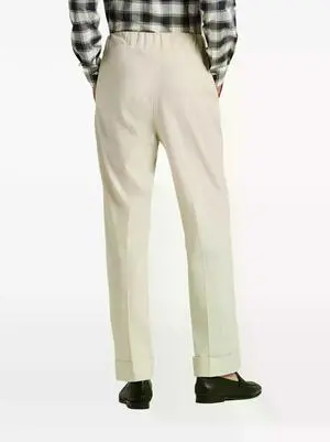 Kiton Drawstring Elasticated-waist Tailored Trousers