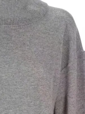 EMMA E GAIA Roll-neck Drop-shoulder Sweater