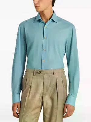 Kiton Button-up Cotton Shirt